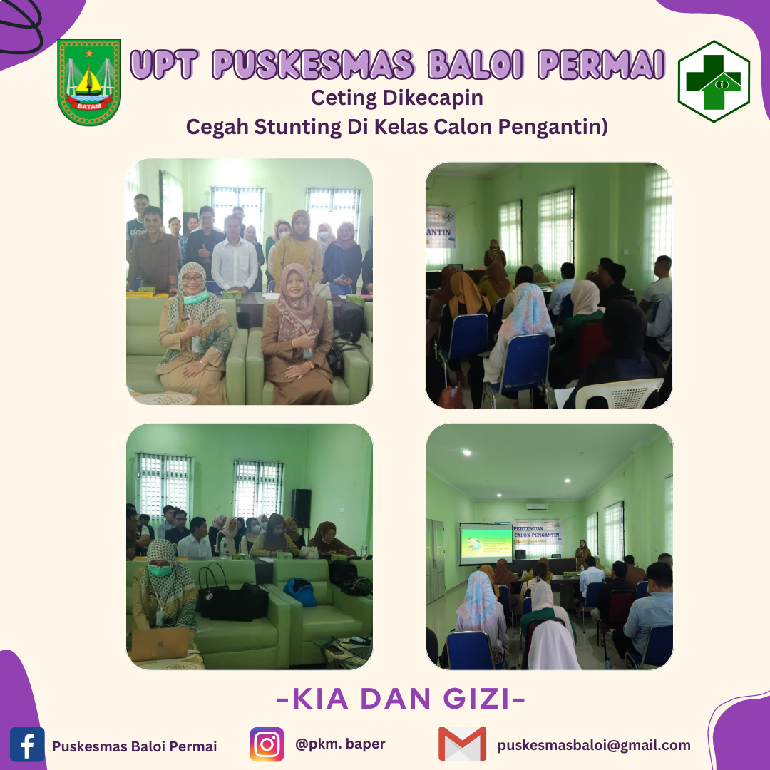 Upaya Kesehatan Pengembangan – PUSKESMAS BALOI PERMAI